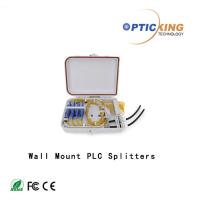 China Wall Mount Fiber Optic PLC Splitter 1x2 For PON / ODN Network for sale