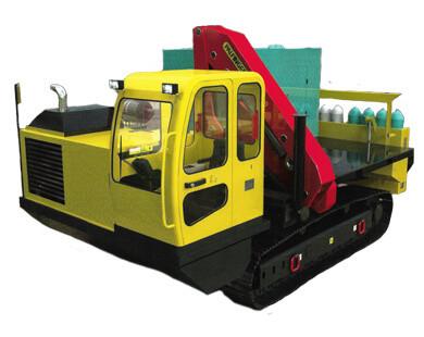 China Crawler Hydraulic Truck Loader Crane 5 Ton Capacity 7.8m Working Range for sale