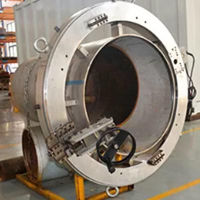 China Hydraulic Pipe Cutting and Beveling Machine Split Frame 610-1524mm OD Cold Cutting for sale
