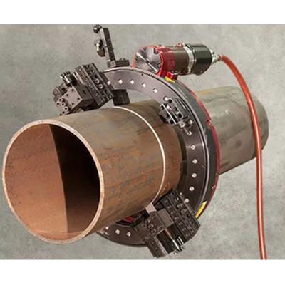 China Track Split Frame Pipe Cutting and Beveling Machine 610-1524mm Working Range Electric CNC Pneumatic Hydraulic for sale
