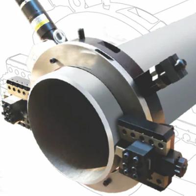 China Automatic Magnetic Pipe Cutting Machine 32-44 inch Pneumatic Pipe Beveler HGK1118P for sale