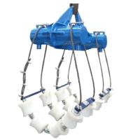 China 45T 1219mm Pipe Roller Cradle Pipe Lifting And Lowering Equipment for sale