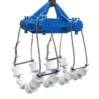 China 55T Load Pipe Roller Cradle 610mm 914mm Pipe Lowering Cradle for sale