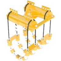 China Pipeline Construction Pipe Roller Cradle For 305mm-610mm Lifting Devices for sale