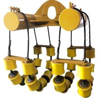 China 13 Ton Lay Down Pipeline Roller Cradle Pipe Lifting Device 305-610mm for sale