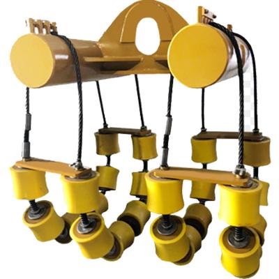 China 13 Ton Lay Down Pipeline Roller Cradle Pipe Lifting Device 305-610mm for sale