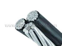 China Aluminum Service Overhead Insulated Cable Triplex Service Drop Cable 6 AWG for sale