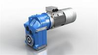 China 45rpm To 240rpm Shaft Mounted Gear Reducer With Torque Arm 1:40 Ratio for sale