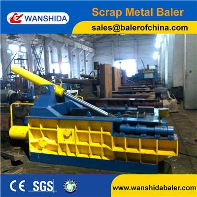 China China WANSHIDA Stock low cost metal baler scrap ST aluminum cans baler machine (CE) for sale