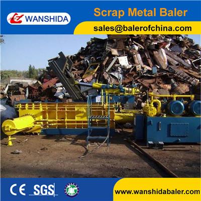 China WANSHIDA Y83-250 High quality Scrap metal Baler baling press compactor machine waste car shell press for sale