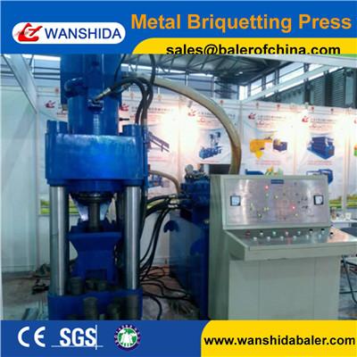 China Aluminum Sawdust Briquetting Press Machine for sale
