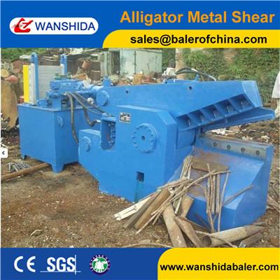 China WANSHIDA Q43-1600 Alligator type metal scrap angle iron cutting metal shears (CE) for sale