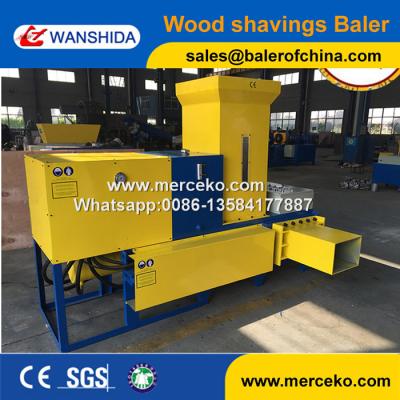 China Wanshida High quality of hydraulic wood shavings baler press machine for sale