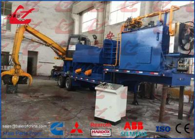 China Mobile Car Baler Logger Customized Metal Scrap Baling Press Machine Non Ferrous Metal Packing Machine for sale