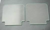 China Custom Irregular Silkscreen CNC Tempered Flat Edge Glass 3-6mm for sale