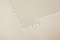 China Custom Irregular Silkscreen CNC Tempered Flat Edge Glass 3-6mm for sale