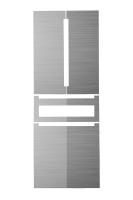 China Tempered Decorative UMI Stainless Steel Refrigerator Panel Kits for sale