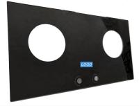 China Black Printing Gas Stove Tempered Glass 3mm 4mm 5mm 6mm Custom Size for sale
