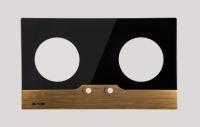 China Black Printing Gas Stove Tempered Glass 3mm 4mm 5mm 6mm Custom Size for sale