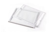China Custom Tempered Fridge Glass Shelf 31x16 Inches Friction Resistant Home Appliance Accessory for sale