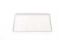 China High Strength Bevel Edge 16inch Mini Fridge Glass Shelf for sale