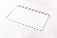 China High Strength Bevel Edge 16inch Mini Fridge Glass Shelf for sale