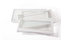 China Plastic Physically Tempered Frigidaire Crisper Pan Cover for sale
