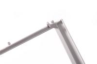 China Encapsulated Metallic Silver Tempered Glass Fridge Shelf for sale