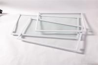 China Tempered Glass Solid Silk Screen Fridge Glass Shelves for sale