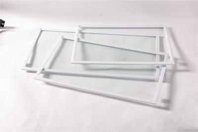 China Tempered Glass Solid Silk Screen Fridge Glass Shelves for sale