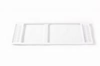 China Adjustable Crisper Cover 5mm Toughened Fridge Glass Shelves for sale