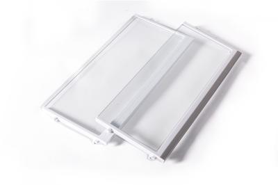 China Customized Metallic On Trim Fridge Glass Shelves for sale