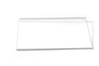 China Toughened Slide Out Front Board 3.2mm Fridge Glass Shelves for sale