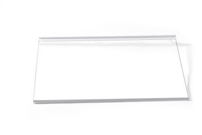 China Toughened Slide Out Front Board 3.2mm Fridge Glass Shelves for sale
