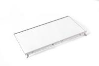China Toughened Slide Out Front Board 3.2mm Fridge Glass Shelves for sale