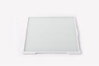 China 4mm Tempered Glass Freezer Shelf ABS Frame Refrigerator Replacement Part 600mm for sale