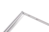 China White Frame Pull Board CCC 3.2mm Fridge Glass Shelves for sale