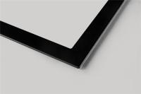 China CCC Black Frame Oven Safety Corner 10mm Heat Reflective Tempered Glass for sale