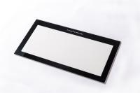 China CCC Black Frame Oven Safety Corner 10mm Heat Reflective Tempered Glass for sale