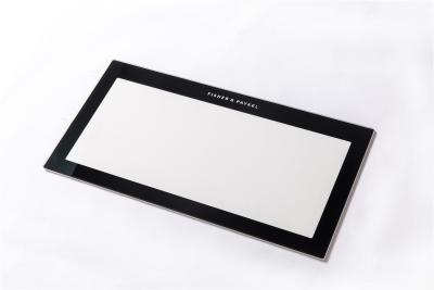 China CCC Black Frame Oven Safety Corner 10mm Heat Reflective Tempered Glass for sale