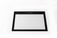 China Ceramic ink Black Frame 4mm Outer Oven Door Glass Replacement for sale