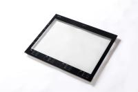 China Oven Mark White Printing 3.2mm Heat Reflective Low E Glass for sale