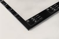 China Oven Mark White Printing 3.2mm Heat Reflective Low E Glass for sale
