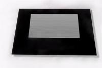 China Wear Resistance Lined printing 4mm Oven Tempered Glass for sale