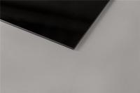 China OEM Flat Polish Edge Gray Logo Printing Oven Tempered Glass 760°C for sale