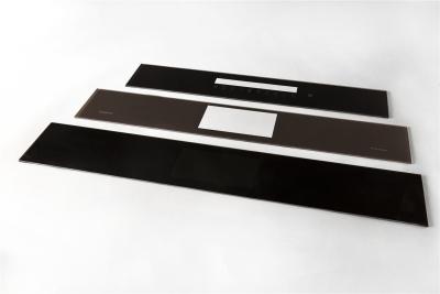 China 6.0mm Tempered Glass Control Panel for Oven Customizable Colors Safety Corner for sale