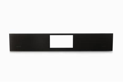 China Oven Door Gray Logo Printed 6mm Tempered Glass Light Switch for sale