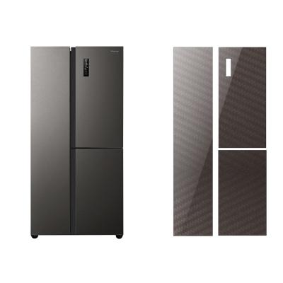 China UV Micro Imprinting Tempered 5mm Refrigerator Door Panels for sale