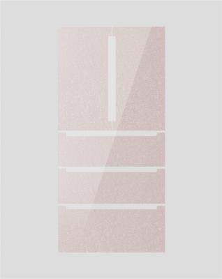 China Tempered Glass Refrigerator Door Panels 3.2mm-6mm UMI UV Micro Imprinting for sale