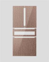 China Scratch Proof Tempered Glass Refrigerator Door Panels With UMI Technology for sale